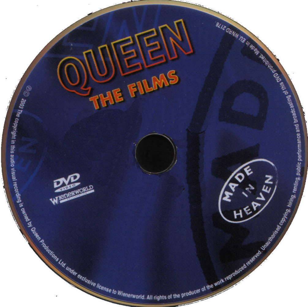 Queen Made In Heaven The Films : DVD | DVD Covers | Cover Century ...